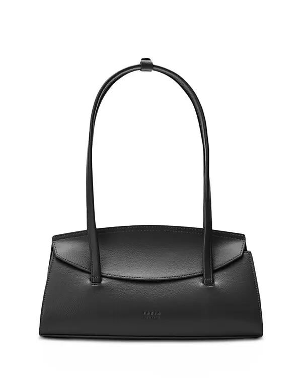 FREJA Caroline Faux Leather Shoulder Bag - Black