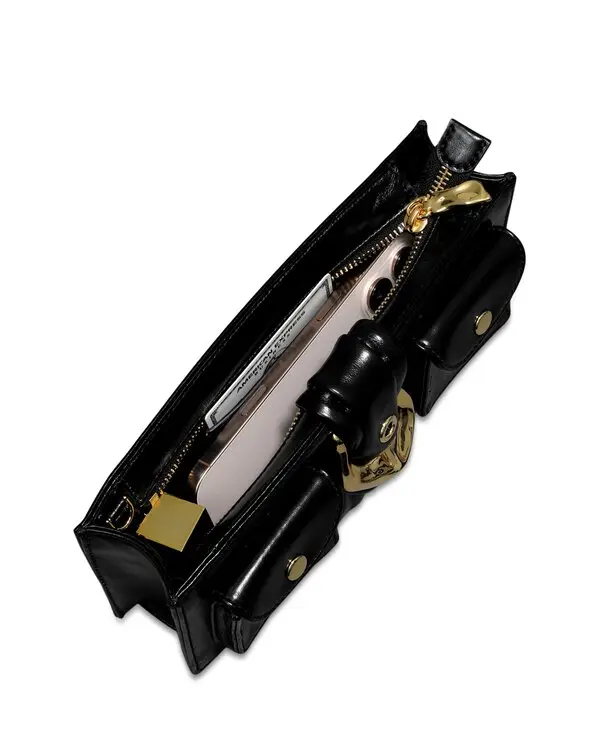Alexis Bittar Patent Leather Buckle Clutch