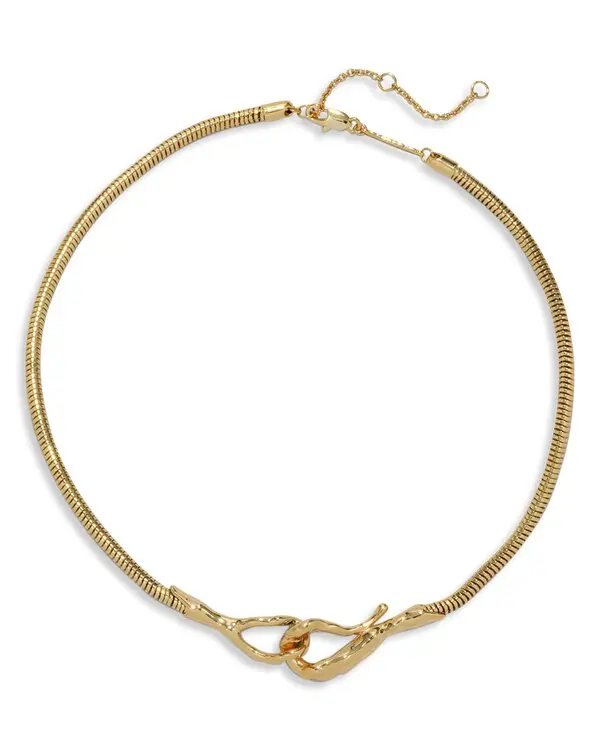 Alexis Bittar Molten Hook Choker Necklace, 15.5-17.5