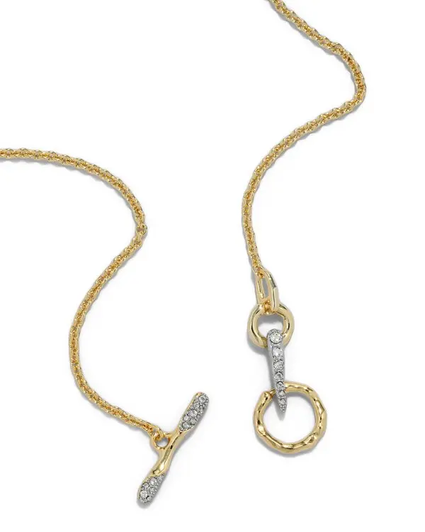 Alexis Bittar Solanales Crystal Toggle Necklace, 15.5