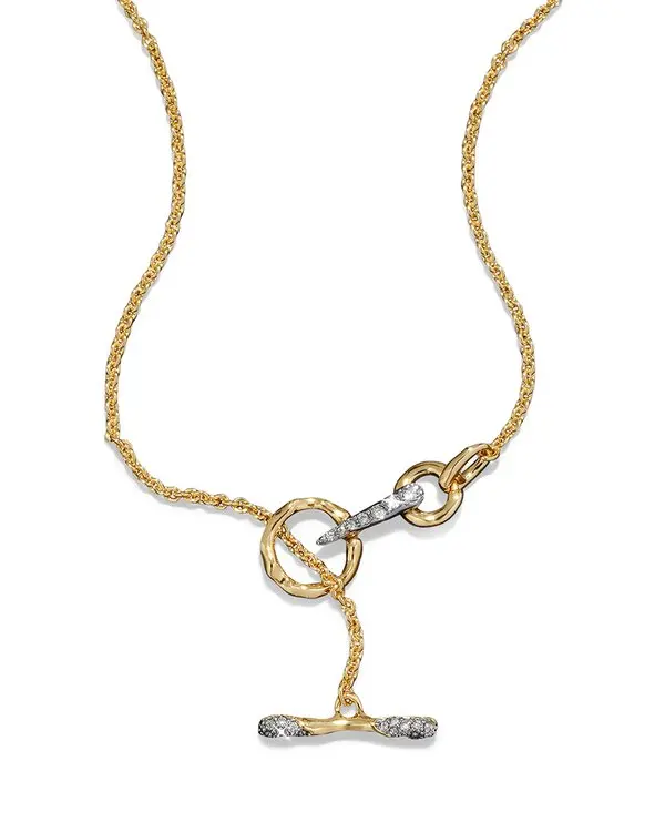 Alexis Bittar Solanales Crystal Toggle Necklace, 15.5