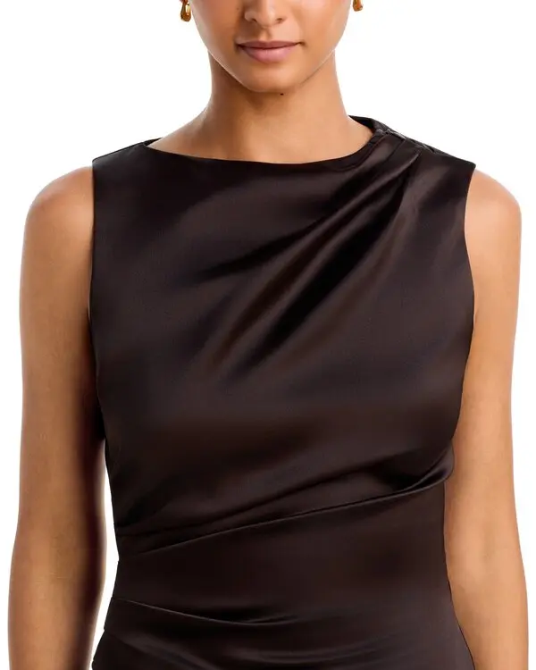 Tanya Taylor Sasha Draped Sleeveless Top