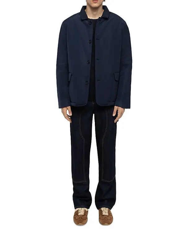 Zadig&Voltaire Kleo Padded Tech Button Jacket - Encre