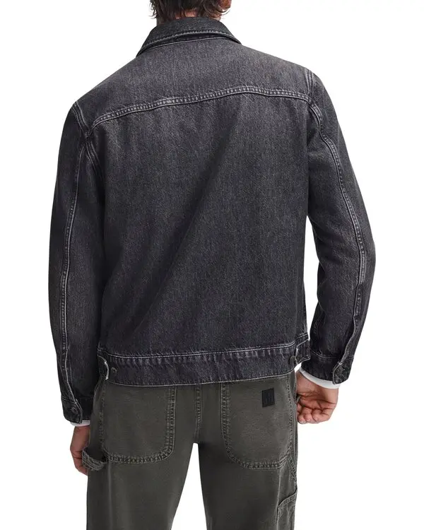 Rag & Bone Cotton Denim Pocket Trucker Jacket