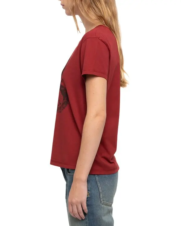 Zadig&Voltaire Walk Cotton Graphic Print Tee