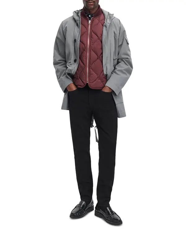 Rag & Bone Dane Stand Collar Quilted Vest