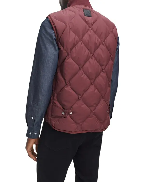 Rag & Bone Dane Stand Collar Quilted Vest