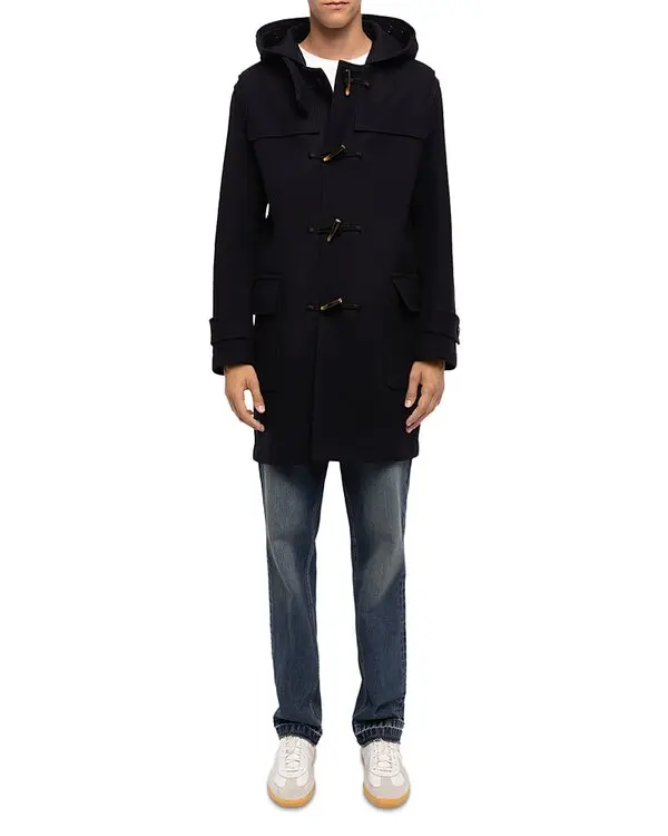 Zadig&Voltaire Mael Wool Blend Hooded Duffle Coat