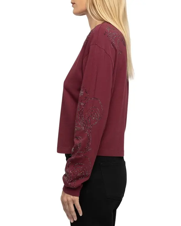 Zadig&Voltaire Iona Cotton Embellished Sweatshirt