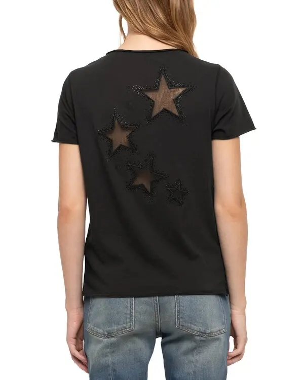 Zadig&Voltaire Cotton Cutout Back Tee