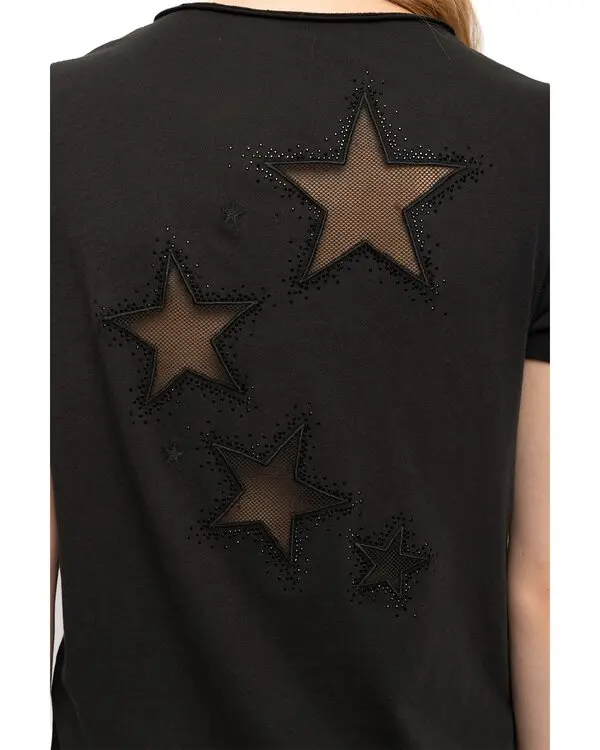 Zadig&Voltaire Cotton Cutout Back Tee