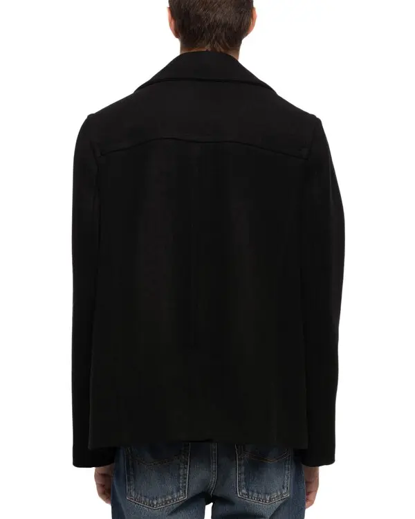 Zadig&Voltaire Mollys Wool Blend Notch Lapel Button Coat