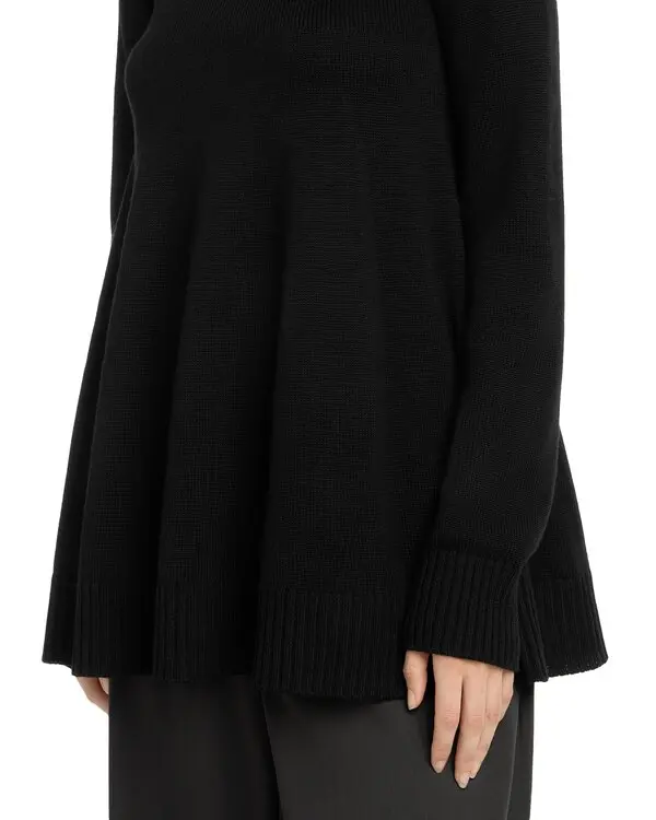 TOTEME Wool-blend Turtleneck Long Sleeve Top