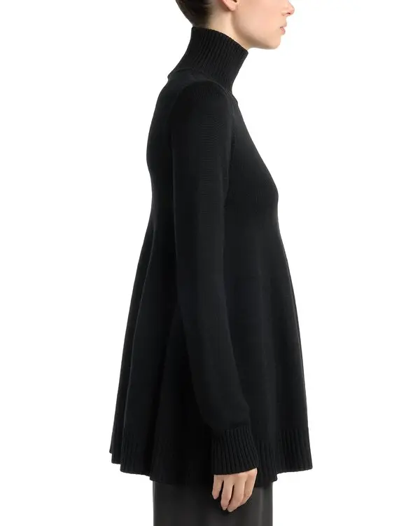TOTEME Wool-blend Turtleneck Long Sleeve Top