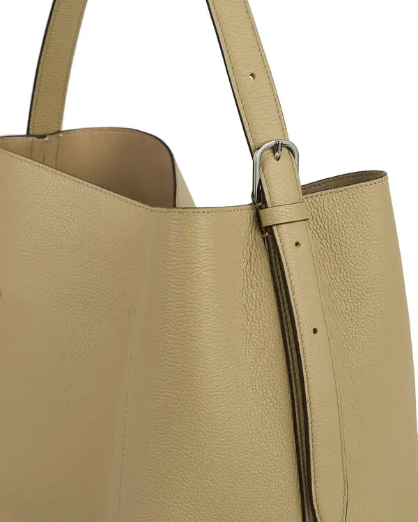 TOTEME Medium Belted Leather Tote Bag