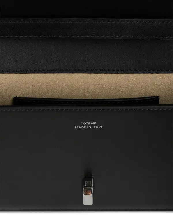 TOTEME T-lock Leather Crossbody Bag