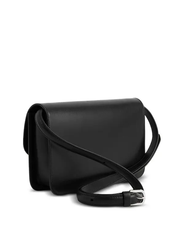 TOTEME T-lock Leather Crossbody Bag