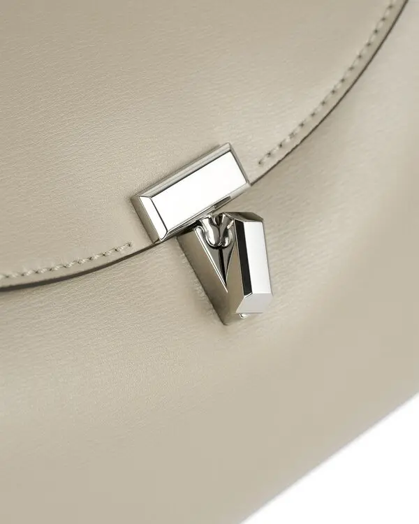 TOTEME T-lock Leather Top Handle Bag