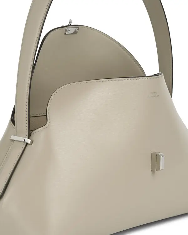 TOTEME T-lock Leather Top Handle Bag