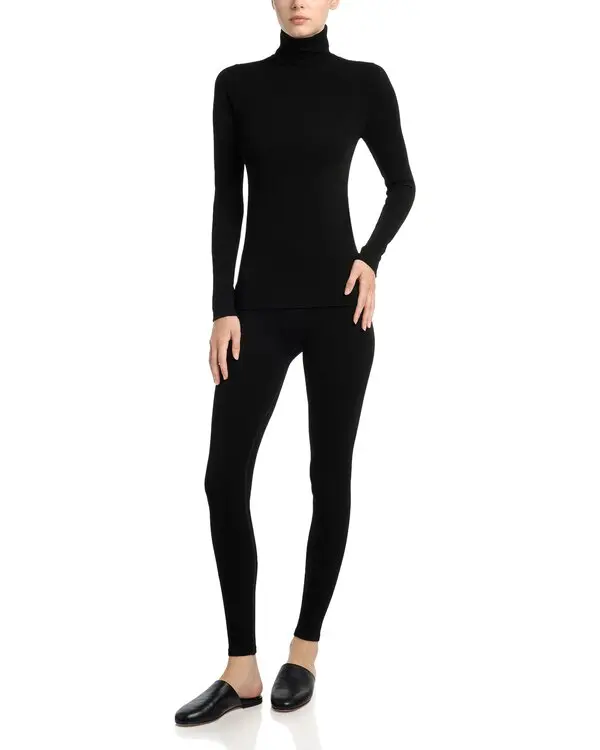 TOTEME Turtleneck Long Sleeve Jersey Tee