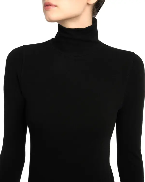 TOTEME Turtleneck Long Sleeve Jersey Tee