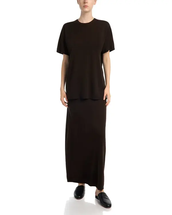 TOTEME Long Knit Skirt
