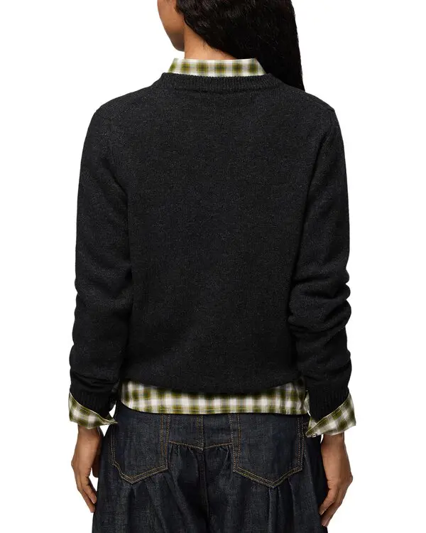 GANNI Forest Teddy Crewneck Sweater