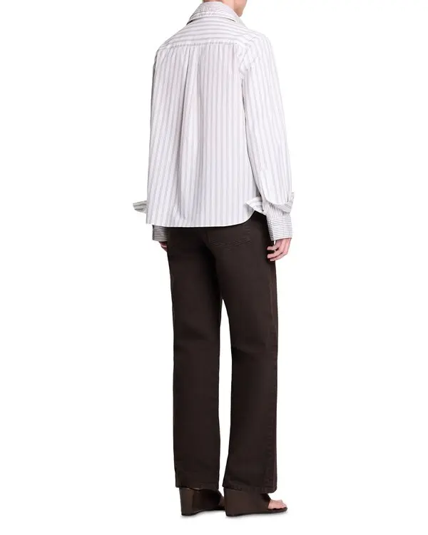 TWP Double Layer Cotton Boyfriend Shirt