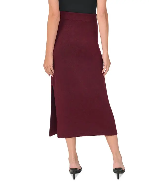 1.State Midi Sweater Skirt - Wine