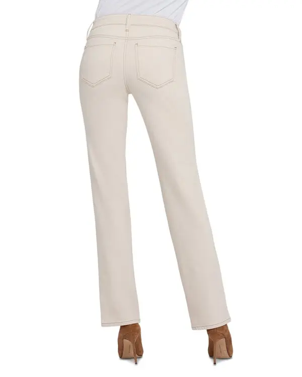 NYDJ Marilyn Cotton Blend High Rise Straight Jeans
