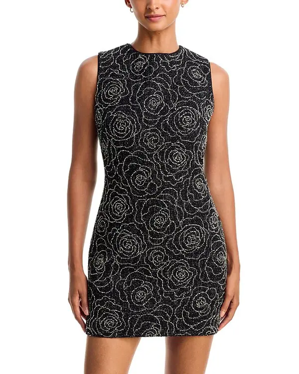 MILLY Ivette Beaded Mini Dress