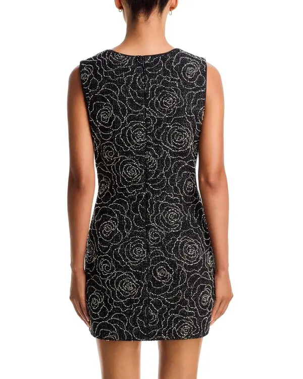 MILLY Ivette Beaded Mini Dress