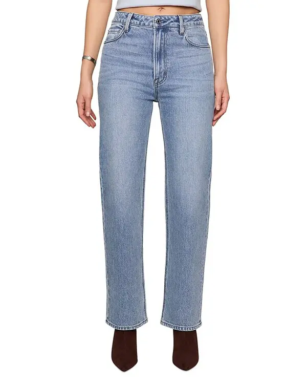 Z Supply The Muse High Rise Straight Jeans