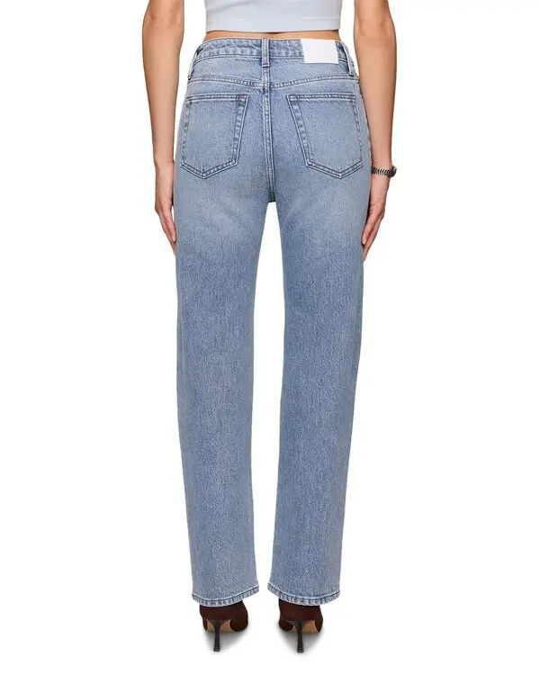 Z Supply The Muse High Rise Straight Jeans