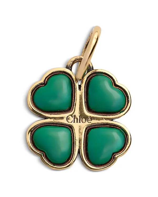 Chloé Alphabet Clover Charm - Gold Color