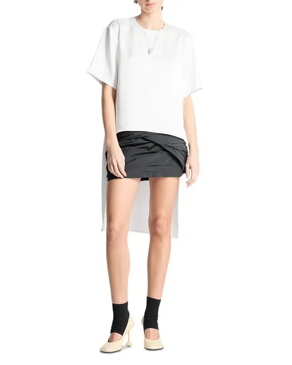 SAINT ART Bess High/low Top - White