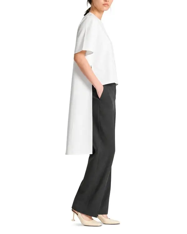 SAINT ART Bess High/low Top - White