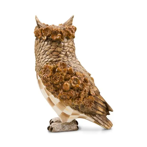 MACKENZIE-CHILDS Check Owl Figure