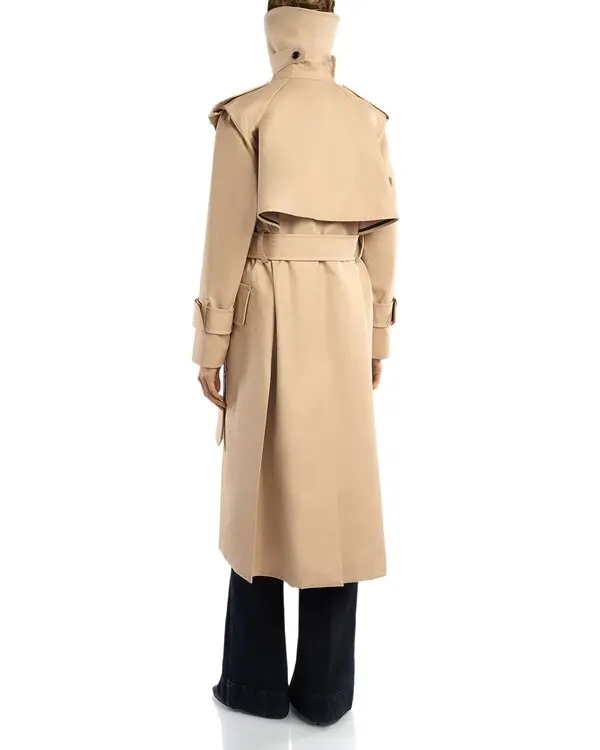 Victoria Beckham Philippa Cotton Trench Coat