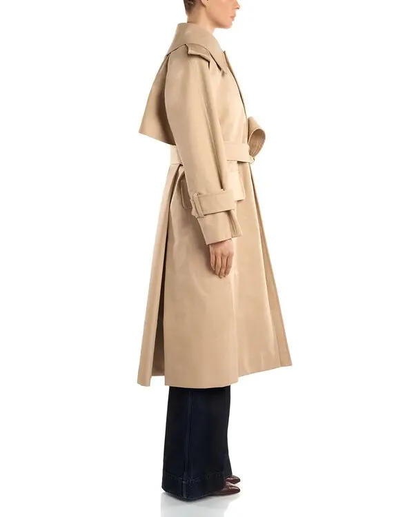 Victoria Beckham Philippa Cotton Trench Coat