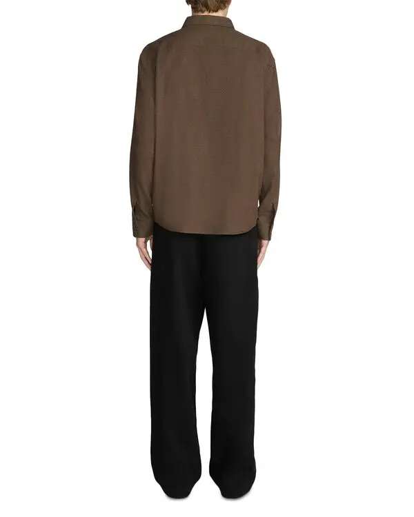 FRAME Cotton Baggy Fit Wide Leg Chinos