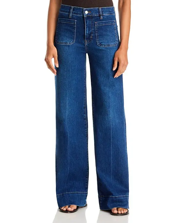 FRAME Le Slice Slim Palazzo Jeans - Folklore