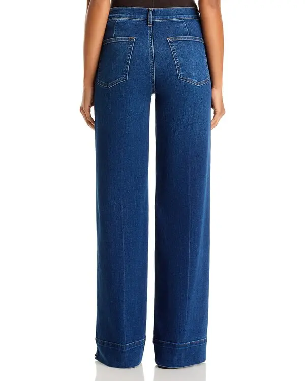 FRAME Le Slice Slim Palazzo Jeans - Folklore