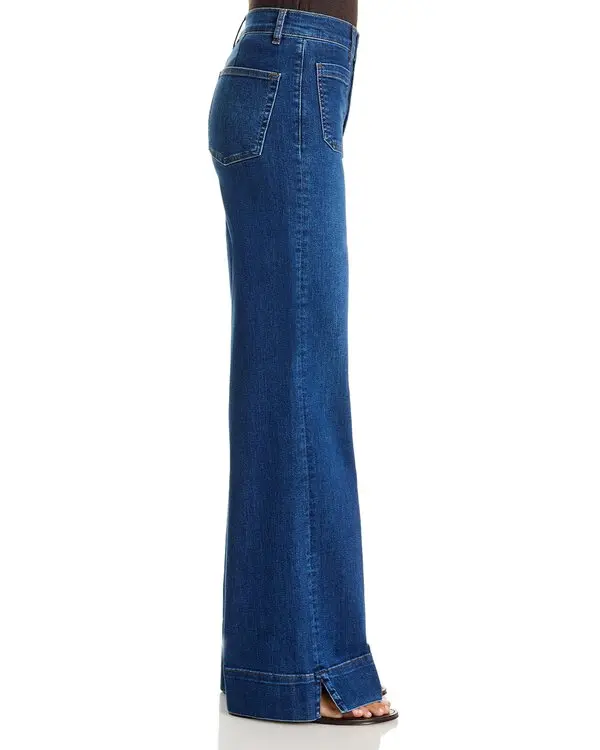 FRAME Le Slice Slim Palazzo Jeans - Folklore