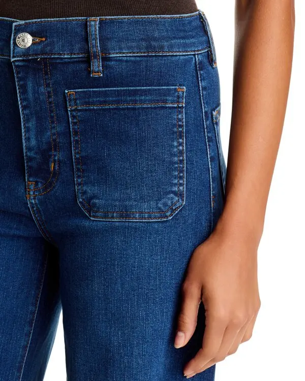 FRAME Le Slice Slim Palazzo Jeans - Folklore