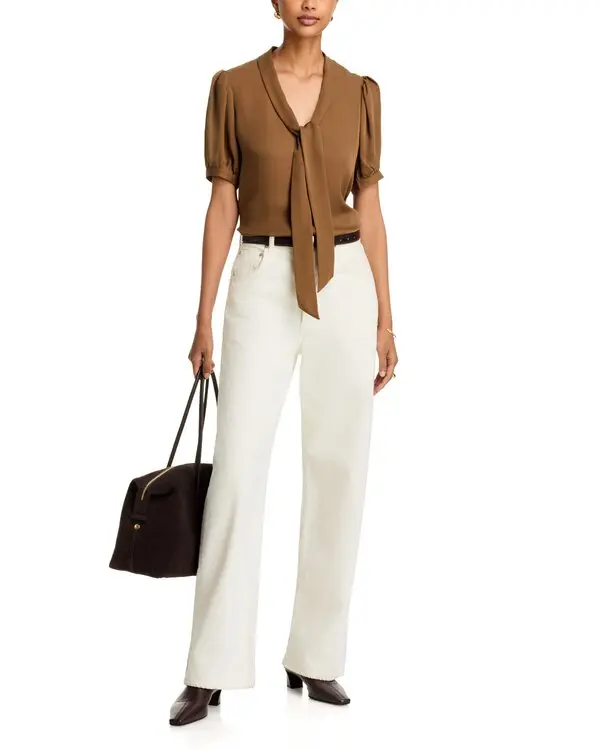FRAME The Sonnet Silk Blouse