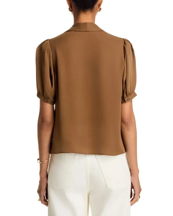 FRAME The Sonnet Silk Blouse