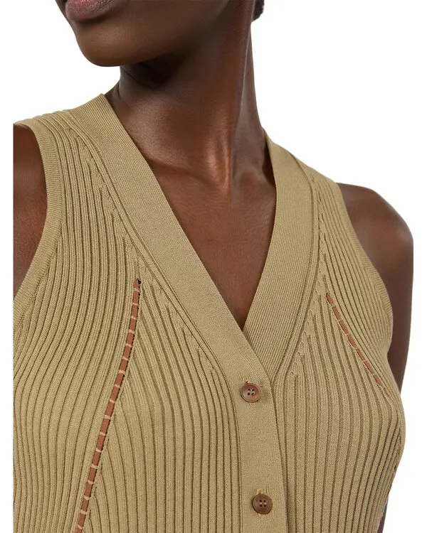 Max Mara Mxmfiorire Knit Waistcoat Dress