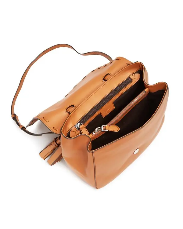 Max Mara Braided Large Leather Satchel