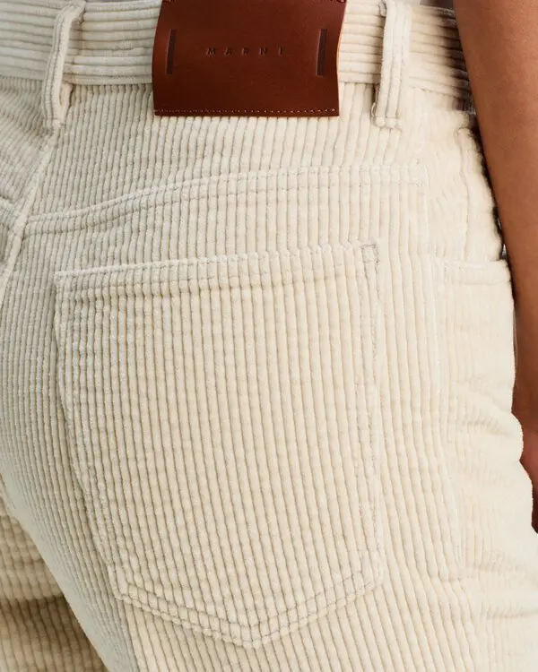 Marni Flared Cotton Corduroy Pants